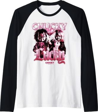 Chucky and Tiffany Gothic Love Chucky Gets Lucky Raglan