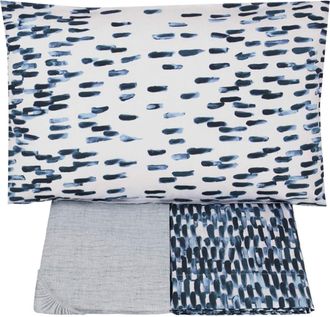 Gabel Bettw&auml;sche-Set 160 x 190 cm Blu Imperiale