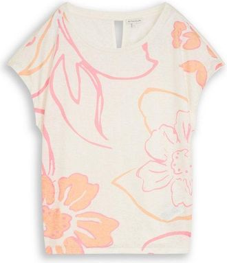 Tom Tailor T-Shirt T-Shirt T-Shirt mit Blumenmuster