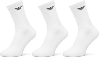 Emporio Armani Lange Socken Emporio Armani EM000554 AF14499 M0066 Wei&szlig;