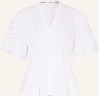 Co'Couture Cocouture Bluse Mit Stickereien weiss