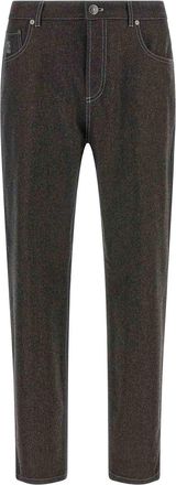Brunello Cucinelli Pantalons D&eacute;contract&eacute;s - Gris