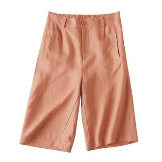 Generic Bermuda Cargo Femme Rouge Shorts Plage Mini Grossesse Vintage &Agrave; Poche Entra&icirc;nement Electrostimulation sans Viscose Randonnee Polyester Clair Skinny Ad