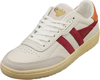 Gola Unisex Falcon Sneaker, White/Cerise/Terracotta, 38 EU