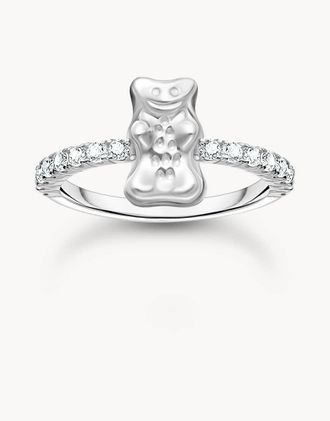 Thomas Sabo Bague - Argent&eacute; et blanc