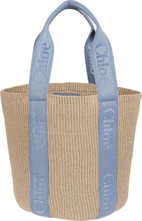 Chlo&eacute; Femme, Sacs, Beige, Taille: ONE Size Grand sac panier Woody