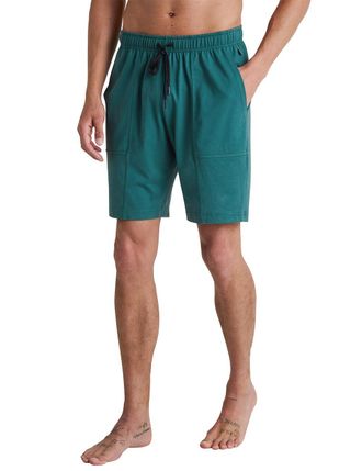 CALIDA RMX Sleep Bermudas mit Seitentaschen Herren, aus Bio Baumwolle, amungsaktiv und feuchtigkeitsregulierend, sportlicher Schnitt