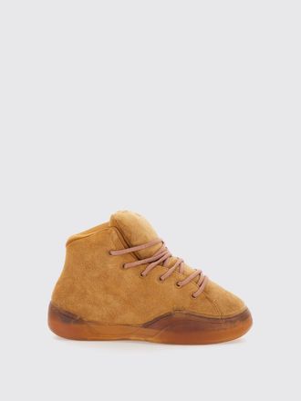 ERL Baskets montantes Mid Vamp en cuir su&eacute;d&eacute; avec cheville rembourr&eacute;e