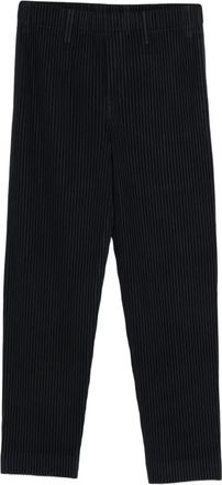 Issey Miyake Femme, Pantalons, Bleu, Taille: 40 FR Pliss&egrave; Pants