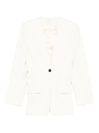 Toteme Slouch Blazer mit Kn&ouml;pfen - Nude