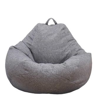 Dioche Gro&szlig;er Sitzsack-Stuhlbezug, Weich, Langlebig, Einfaches Design, f&uuml;r Innenliegen, Sofas, Ersatzbezug f&uuml;r Erwachsene, Wohnzimmer, Schlafzimmer, Stoffmat