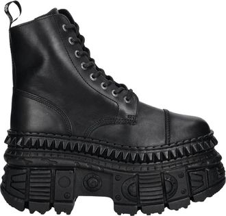 New Rock Femme, Chaussures, Noir, Taille: 39 EU Bottes &agrave; cheville