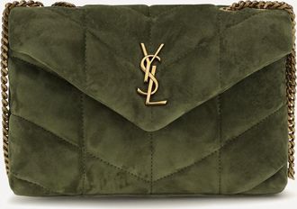 Saint Laurent LouLou Puffer Toy suede Shoulder Bag Female UNI