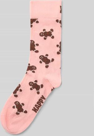 Happy Socks Socken aus elastischem Baumwoll-Mix Modell Gingerbread Man