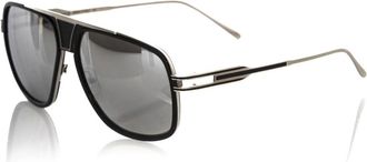 Frankie Morello Homme, Accessoires, Noir, Taille: ONE Size Lunettes de soleil homme en fibre m&eacute;tallique noire