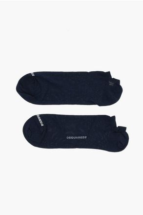 Dsquared2 Solid Color Socks with Embroidery size 44-45