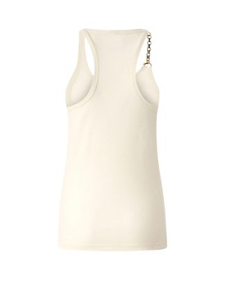Pinko Womens Tank Top Charlene Beige G. Maroso Vests & Tops