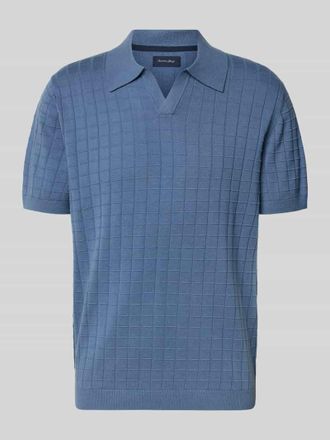 Christian Berg Regular Fit Poloshirt mit Strukturmuster