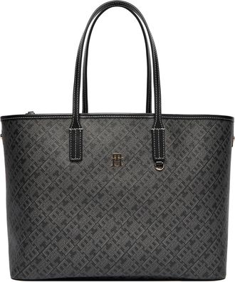 Tommy Hilfiger Handtasche Tommy Hilfiger Th Monoplay AW0AW17696 Schwarz