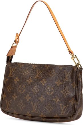 Louis Vuitton Hobo Bags - Monogram Pochette Accessoires - Gr. unisize - in Braun - f&uuml;r Damen