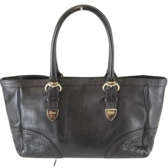 Gucci Pre-owned Guccissima Tote Bag - Femme - Pre-owned - Noir - Taille: ONE Size