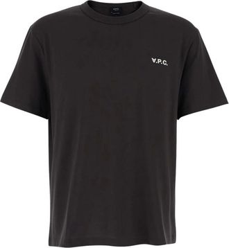 A.P.C. A.p.c., Homme, Tops, Brun, Taille: L Boxy Petit VPC T-Shirt