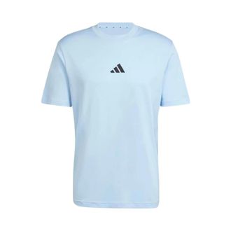 adidas Homme, Tops, Bleu, Taille: S Essentials Small Logo T-Shirt