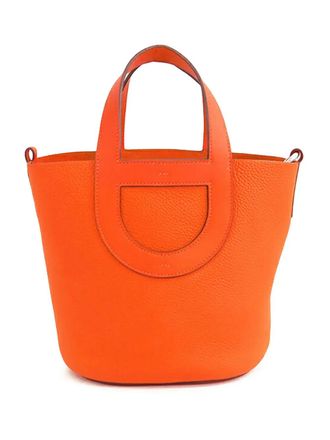 Hermès 2023 Clemence und Swift In The Loop Handtasche 18cm - Orange