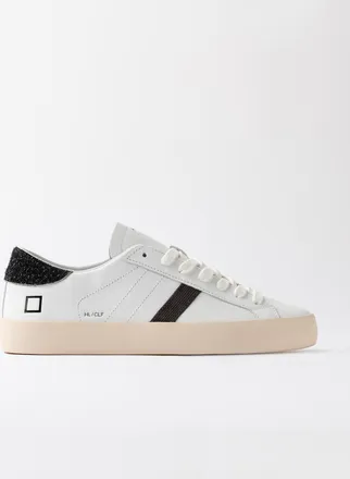 D.A.T.E. hill low calf white-black