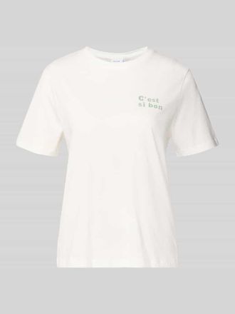 Vila T-Shirt mit Print und Rundhalsausschnitt Modell SYBILLA