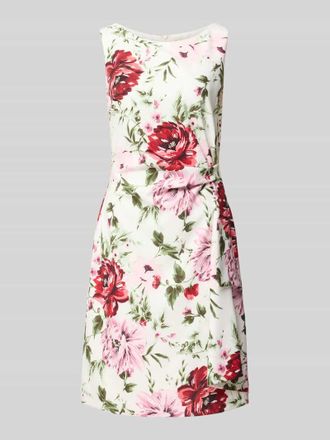 Vera Mont Tailliertes Cocktailkleid mit Allover-Muster