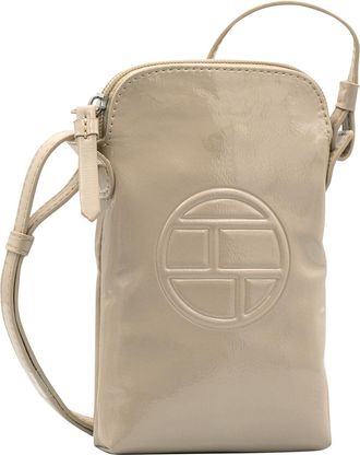 Tom Tailor Rosabel Patent Damen Handytasche Umhängetasche Mittelgroß Weiß