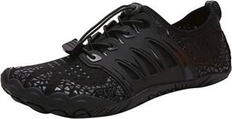 Generic Chaussures de Sport Femmes Respirantes Confortables Antidérapantes Légères pour Marche Travail Quotidien (Black, 38)