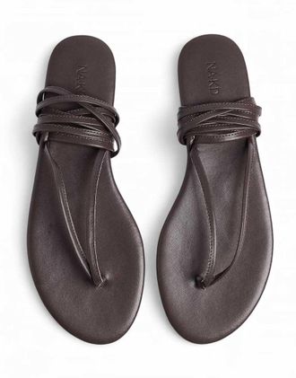 NA-KD Sandales plates &agrave; brides - Marron