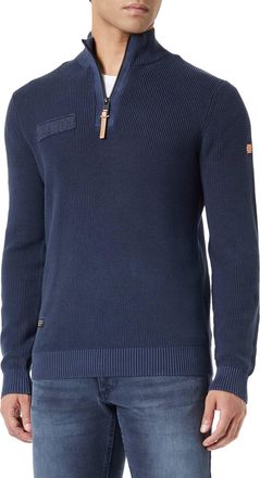 Camel Active Herren 409585/8K12 Pullover, Night Blue, 6XL