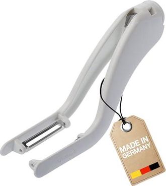 Westmark Éplucheur et Double Éplucheur de Légumes, épluche-asperges, lames en acier inoxydable, Peel-Star KS, 60602260, Blanc