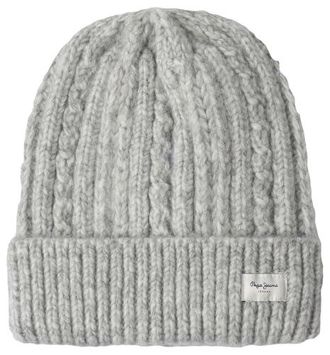 Pepe Jeans London Francis Hat Capuchon, Gris fonc&eacute; chin&eacute;, Taille Unique Femme