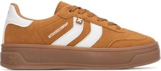 Xti Sneakers Femme Camel - Chaussures Confortables et polyvalentes - Mode d&eacute;contract&eacute;e - Mod&egrave;le 14458610 (Taille38)