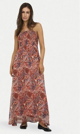 Only Sommerkleid Elena 15352634 Orange Regular Fit