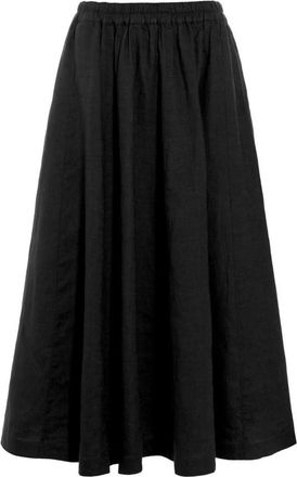 Bitte Kai Rand Femme, Jupes, Noir, Taille: 44 FR Linen Midi Skirt