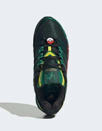adidas Originals Adidas Pok&eacute;mon Adistar Control 5 Schuhe in Core Black / Collegiate Green-Schwarz