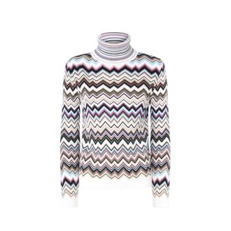 Missoni Col roul&eacute;s - Femme - Pulls - Multicolore - Taille: 38 FR