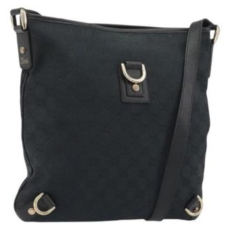 Gucci Pre-owned GG Canvas Schultertasche - - Pre-owned - Damen - Schwarzk - ONE SIZE