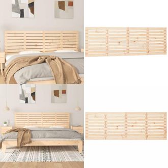 vidaXL Wand-Kopfteil 206x3x63 cm Massivholz Kiefer - Wand-Kopfteil, Wand-Kopfteile, Kopfteil, Bett-Kopfteil, Bettkopfteil, Kopfteil Holz, Kopfteil