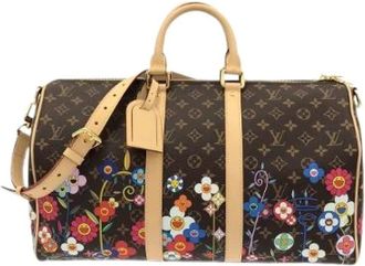 Louis Vuitton unisex, Pre-owned, Brun, Taille: ONE Size Keepall Bandouliere Monogram Boston Bag Pre-owned
