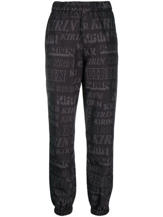 Kirin pantalon de jogging à logo imprimé - Noir