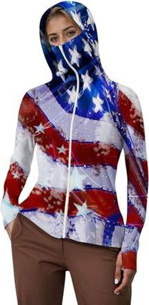 Generic 2026 Femmes Vestes Tankini Maillots de bain pour femmes Costume Drapeau Rouge Blanc et Bleu Maillot de bain 2 pi&egrave;ces Haut de bikini 4 juillet, bleu, X