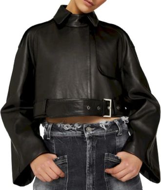 Dondup Femme, Vestes, Noir, Taille: 38 FR Giacca