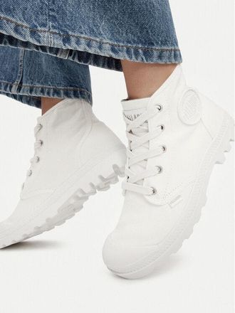 Palladium Schn&uuml;rstiefeletten Pampa Hi 92352-116-M Wei&szlig;