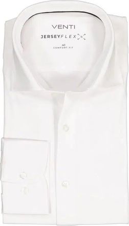 Venti Herren Hemd wei&szlig; Jersey